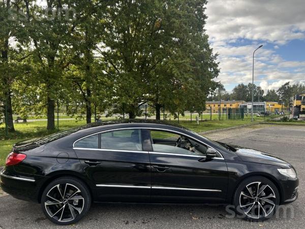 Black Volkswagen CC / Passat CC 2009 in Valmiera, with an engine capacity of 2.00 L and mileage of 326 thousand km for 4350 €, photo 5 on AUTOMOTO.COM.LV