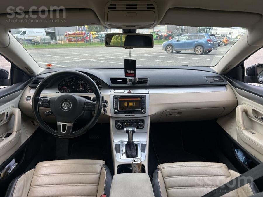 Black Volkswagen CC / Passat CC 2009 in Valmiera, with an engine capacity of 2.00 L and mileage of 326 thousand km for 4350 €, photo 9 on AUTOMOTO.COM.LV