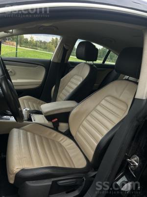 Black Volkswagen CC / Passat CC 2009 in Valmiera, with an engine capacity of 2.00 L and mileage of 326 thousand km for 4350 €, photo 10 on AUTOMOTO.COM.LV