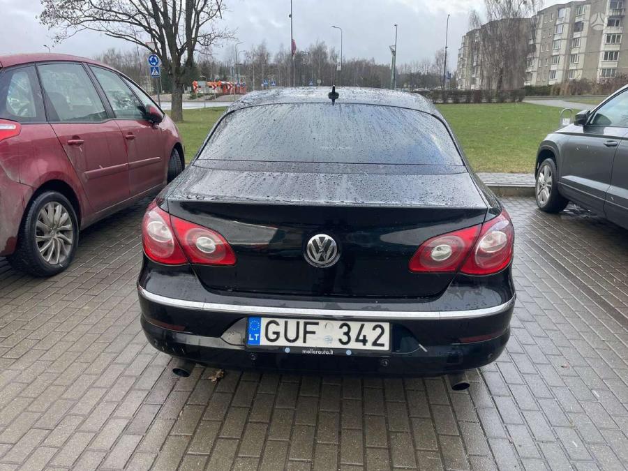 Melns Volkswagen CC / Passat CC 2010 Kaišiadorys, ar dzinēja tilpumu 1.97 L un nobraukumu 322 tūkst. km par 5500 €, foto 5 vietnē AUTOMOTO.COM.LV