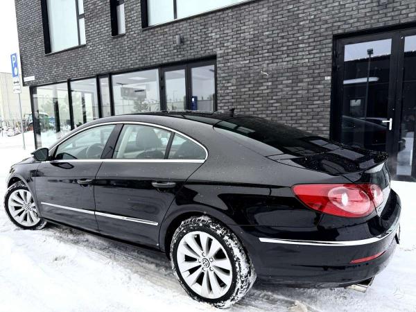 Black Volkswagen CC / Passat CC 2010 in Kaunas, with an engine capacity of 1.98 L and mileage of 168 thousand km for 4950 €, photo 1 on AUTOMOTO.COM.LV