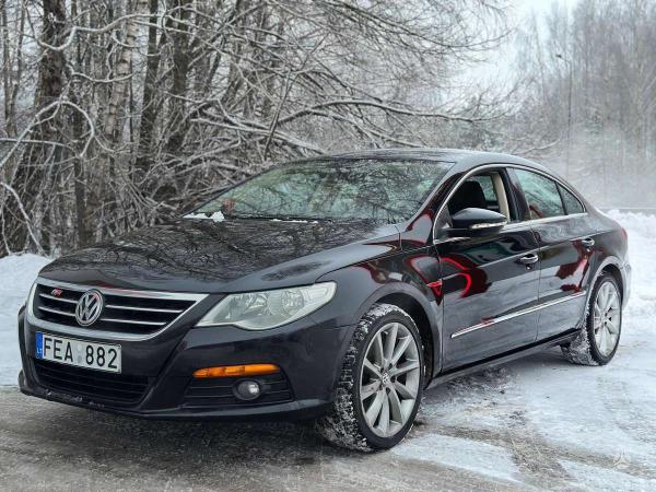 Black Volkswagen CC / Passat CC 2011 in Kaunas, with an engine capacity of 1.98 L and mileage of 194 thousand km for 4000 €, photo 1 on AUTOMOTO.COM.LV