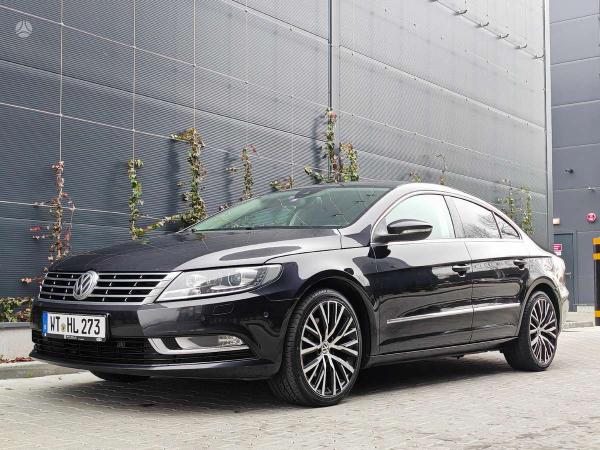 Black Volkswagen CC / Passat CC 2012 in Klaipeda, with an engine capacity of 1.97 L and mileage of 256 thousand km for 8999 €, photo 1 on AUTOMOTO.COM.LV