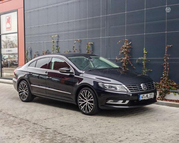 Black Volkswagen CC / Passat CC 2012 in Klaipeda, with an engine capacity of 1.97 L and mileage of 256 thousand km for 8999 €, photo 1 on AUTOMOTO.COM.LV