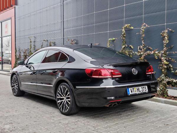 Black Volkswagen CC / Passat CC 2012 in Klaipeda, with an engine capacity of 1.97 L and mileage of 256 thousand km for 8999 €, photo 8 on AUTOMOTO.COM.LV