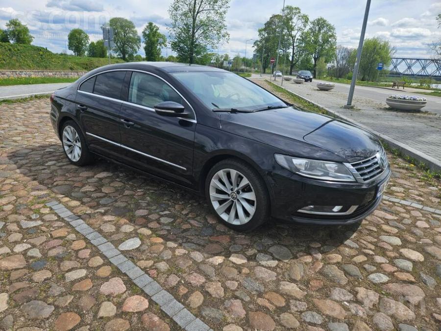Black Volkswagen CC / Passat CC 2012 in Daugavpils, with an engine capacity of 2.00 L and mileage of 354 thousand km for 7500 €, photo 8 on AUTOMOTO.COM.LV