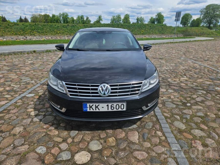 Black Volkswagen CC / Passat CC 2012 in Daugavpils, with an engine capacity of 2.00 L and mileage of 354 thousand km for 7500 €, photo 9 on AUTOMOTO.COM.LV
