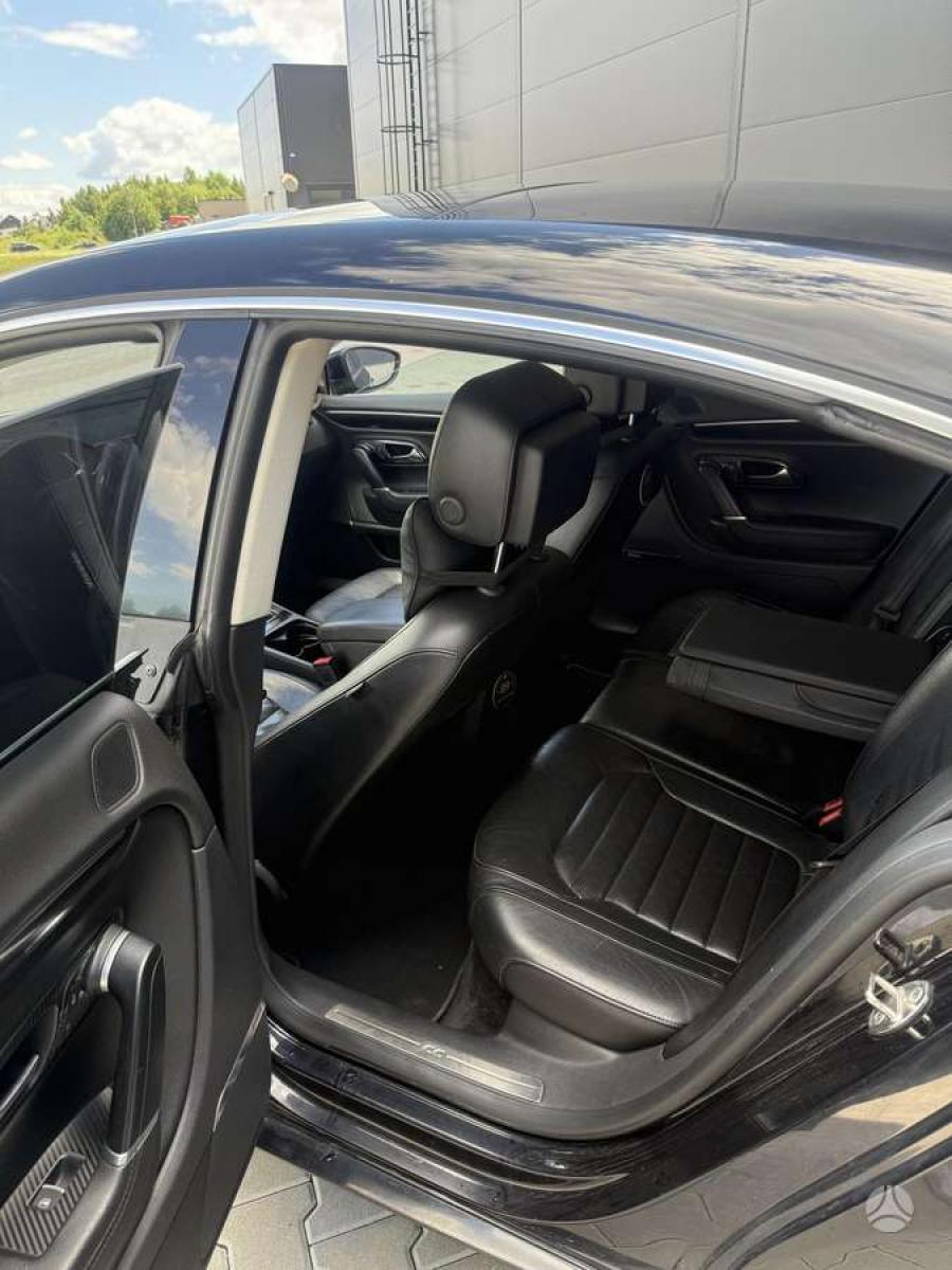 Black Volkswagen CC / Passat CC 2013 in Siauliai, with an engine capacity of 1.98 L and mileage of 220 thousand km for 5750 €, photo 7 on AUTOMOTO.COM.LV