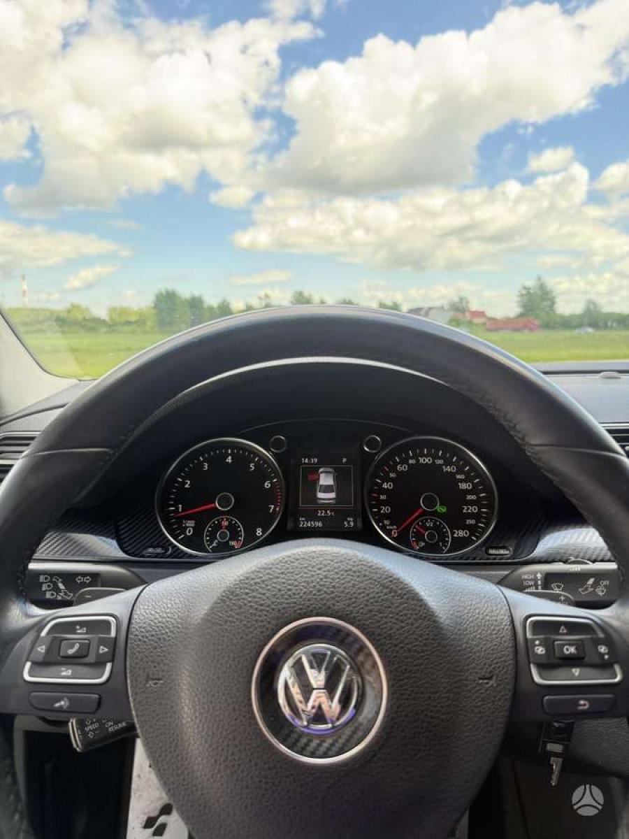 Black Volkswagen CC / Passat CC 2013 in Siauliai, with an engine capacity of 1.98 L and mileage of 220 thousand km for 5750 €, photo 15 on AUTOMOTO.COM.LV