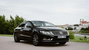 Black Volkswagen CC / Passat CC 2013 in Vilnius, with an engine capacity of 1.98 L and mileage of 219 thousand km for 7200 €, photo  on AUTOMOTO.COM.LV