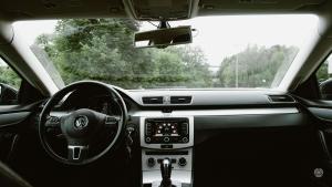 Black Volkswagen CC / Passat CC 2013 in Vilnius, with an engine capacity of 1.98 L and mileage of 219 thousand km for 7200 €, photo 7 on AUTOMOTO.COM.LV