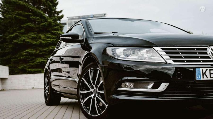 Black Volkswagen CC / Passat CC 2013 in Vilnius, with an engine capacity of 1.98 L and mileage of 219 thousand km for 7200 €, photo 14 on AUTOMOTO.COM.LV