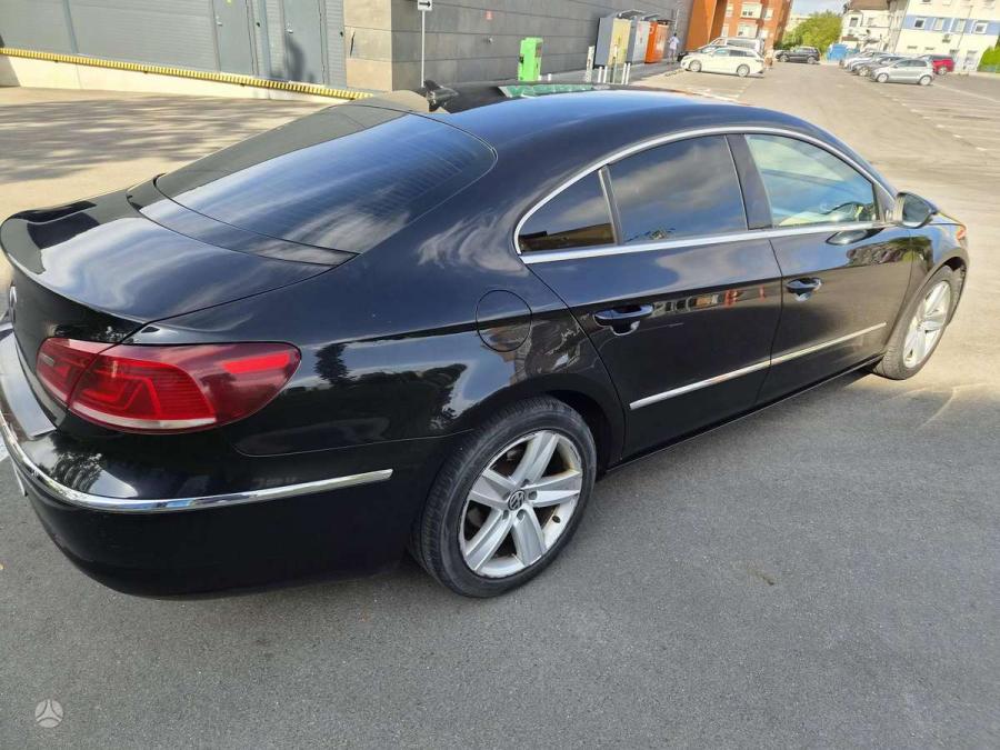 Black Volkswagen CC / Passat CC 2013 in Siauliai, with an engine capacity of 1.98 L and mileage of 298 thousand km for 4000 €, photo 4 on AUTOMOTO.COM.LV