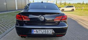 Black Volkswagen CC / Passat CC 2014 in Vilnius, with an engine capacity of 1.98 L and mileage of 233 thousand km for 4350 €, photo 6 on AUTOMOTO.COM.LV