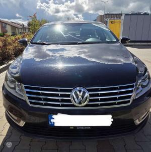 Black Volkswagen CC / Passat CC 2014 in Vilnius, with an engine capacity of 1.98 L and mileage of 195 thousand km for 5500 €, photo 4 on AUTOMOTO.COM.LV