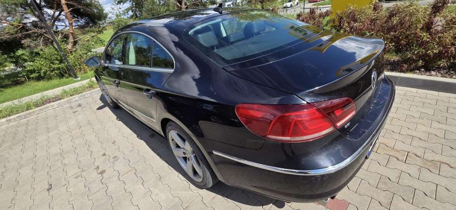Black Volkswagen CC / Passat CC 2014 in Vilnius, with an engine capacity of 1.98 L and mileage of 195 thousand km for 5500 €, photo 15 on AUTOMOTO.COM.LV