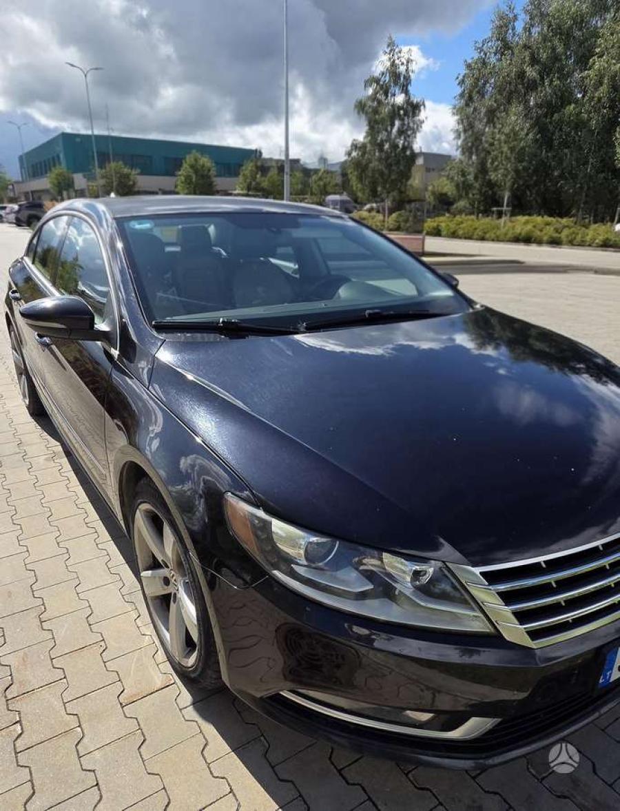 Black Volkswagen CC / Passat CC 2014 in Vilnius, with an engine capacity of 1.98 L and mileage of 195 thousand km for 5500 €, photo 16 on AUTOMOTO.COM.LV