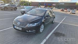 Black Volkswagen CC / Passat CC 2015 in Riga, with an engine capacity of 2.00 L and mileage of 157 thousand km for 10000 €, photo  on AUTOMOTO.COM.LV