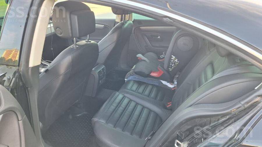 Black Volkswagen CC / Passat CC 2015 in Riga, with an engine capacity of 2.00 L and mileage of 157 thousand km for 10000 €, photo 9 on AUTOMOTO.COM.LV