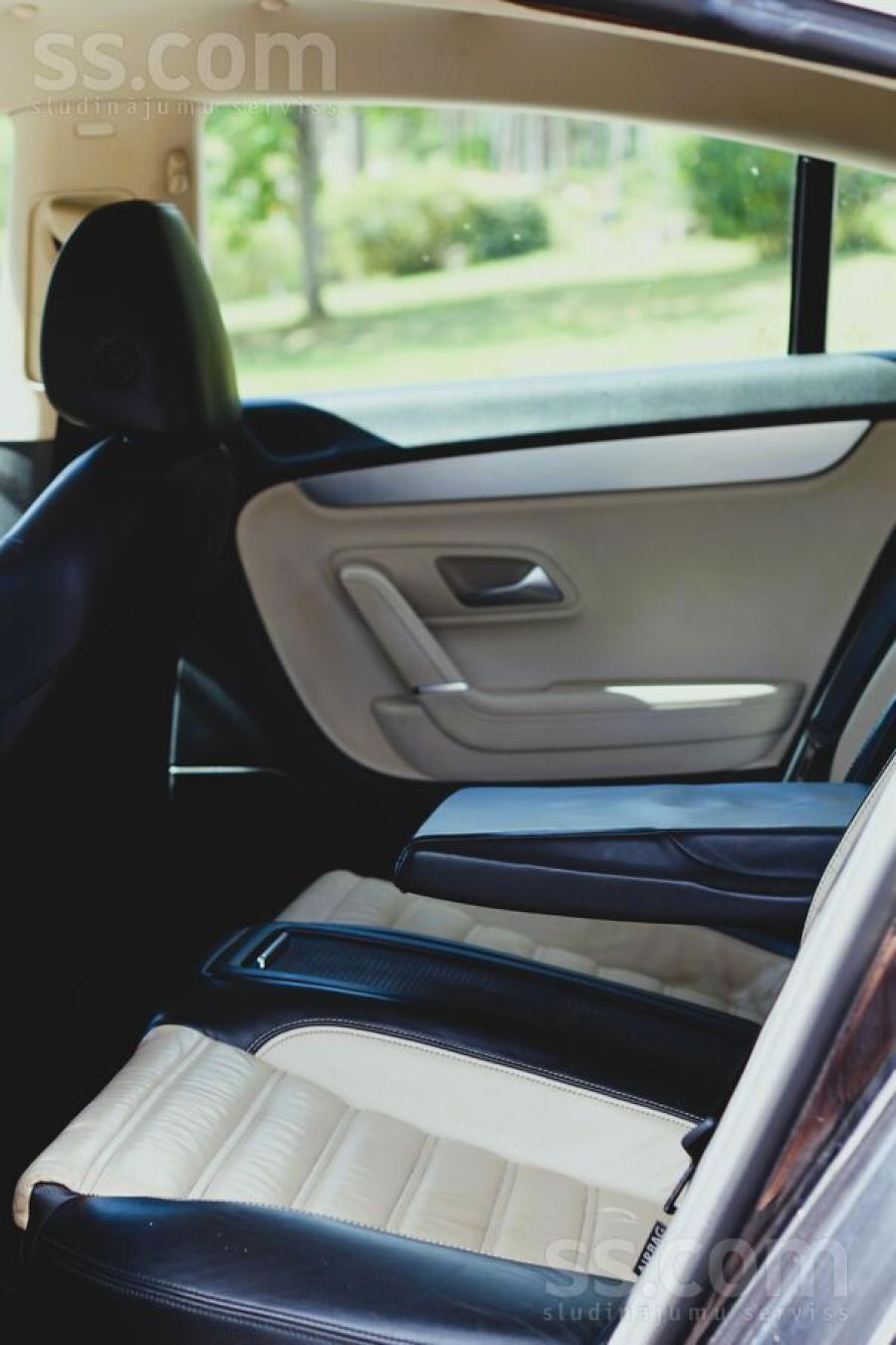 Black Volkswagen CC / Passat CC 2008 in Cesis, with an engine capacity of 2.00 L and mileage of 378 thousand km for 3650 €, photo 10 on AUTOMOTO.COM.LV