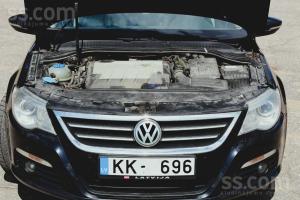 Black Volkswagen CC / Passat CC 2008 in Cesis, with an engine capacity of 2.00 L and mileage of 378 thousand km for 3650 €, photo 14 on AUTOMOTO.COM.LV