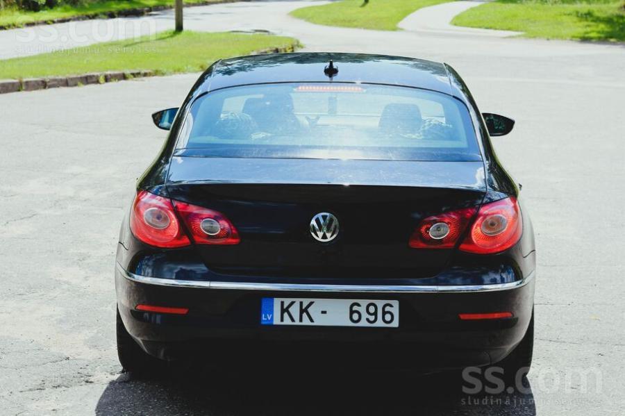 Black Volkswagen CC / Passat CC 2008 in Cesis, with an engine capacity of 2.00 L and mileage of 378 thousand km for 3650 €, photo 16 on AUTOMOTO.COM.LV