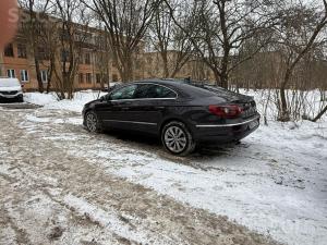 Black Volkswagen CC / Passat CC 2010 in Riga, with an engine capacity of 2.00 L and mileage of 408 thousand km for 3300 €, photo 3 on AUTOMOTO.COM.LV