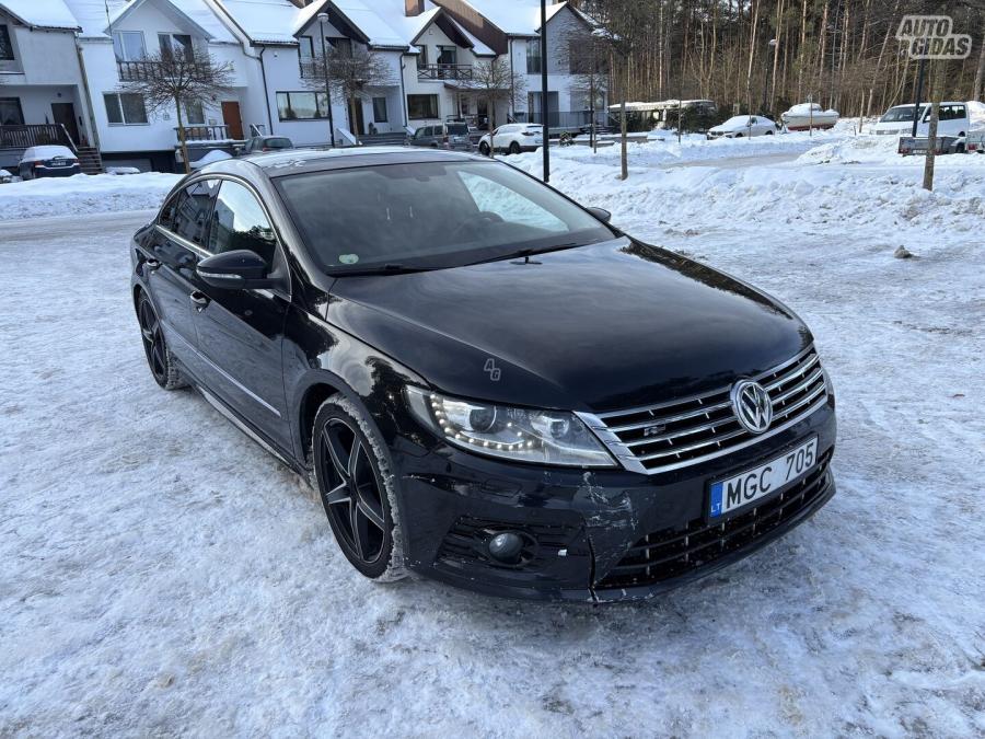 Black Volkswagen CC / Passat CC 2012 in Birstonas, with an engine capacity of 2.00 L and mileage of 341 thousand km for 5200 €, photo 2 on AUTOMOTO.COM.LV