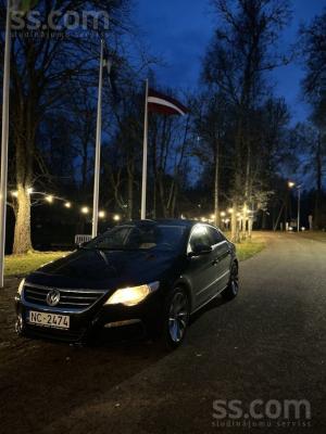 Black Volkswagen CC / Passat CC 2008 in Rezekne, with an engine capacity of 2.00 L and mileage of 288 thousand km for 5600 €, photo  on AUTOMOTO.COM.LV