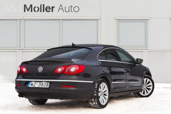 Black Volkswagen CC / Passat CC 2008 in Ventspils, with an engine capacity of 2.00 L and mileage of 303 thousand km for 4150 €, photo 5 on AUTOMOTO.COM.LV