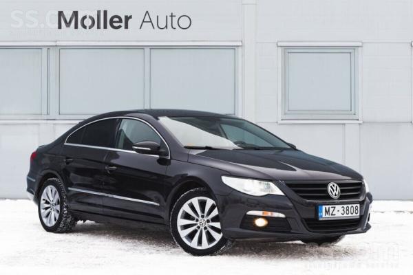 Black Volkswagen CC / Passat CC 2008 in Ventspils, with an engine capacity of 2.00 L and mileage of 303 thousand km for 4150 €, photo 7 on AUTOMOTO.COM.LV