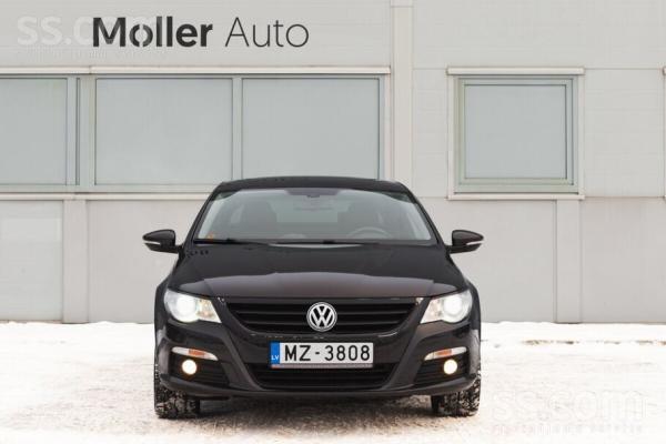 Black Volkswagen CC / Passat CC 2008 in Ventspils, with an engine capacity of 2.00 L and mileage of 303 thousand km for 4150 €, photo 8 on AUTOMOTO.COM.LV