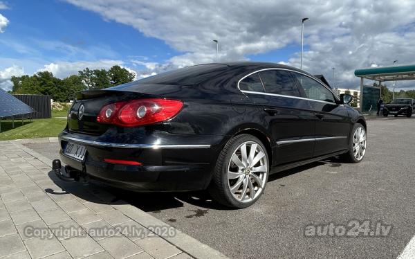 Black Volkswagen CC / Passat CC 2008 in Jogeva, with an engine capacity of 2.00 L and mileage of 182 thousand km for 3900 €, photo 6 on AUTOMOTO.COM.LV