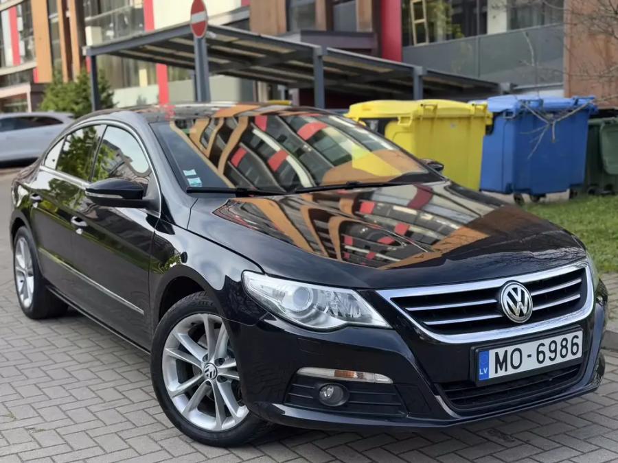 Черный Фольксваген CC / Passat CC 2008 в Рига, объемом двигателя 2.00 л и пробегом 345 тыс. км за 3990 €, фото 1 на AUTOMOTO.COM.LV
