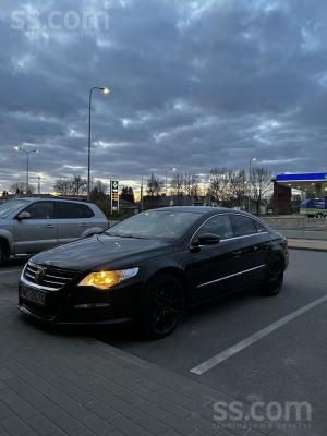 Black Volkswagen CC / Passat CC 2008 in Rezekne, with an engine capacity of 2.00 L and mileage of 306 thousand km for 5350 €, photo  on AUTOMOTO.COM.LV