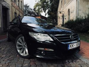 Черный Фольксваген CC / Passat CC 2008 в Цесис, объемом двигателя 2.00 л и пробегом 0 тыс. км за 2990 €, фото 1 на AUTOMOTO.COM.LV
