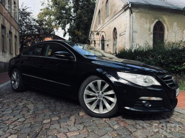 Черный Фольксваген CC / Passat CC 2008 в Цесис, объемом двигателя 2.00 л и пробегом 0 тыс. км за 2990 €, фото 3 на AUTOMOTO.COM.LV