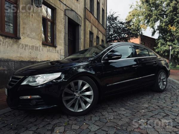 Черный Фольксваген CC / Passat CC 2008 в Цесис, объемом двигателя 2.00 л и пробегом 0 тыс. км за 2990 €, фото 5 на AUTOMOTO.COM.LV