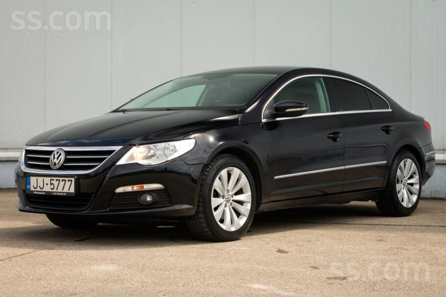 Черный Фольксваген CC / Passat CC 2008 в Елгава, объемом двигателя 2.00 л и пробегом 366 тыс. км за 5000 €, фото 4 на AUTOMOTO.COM.LV