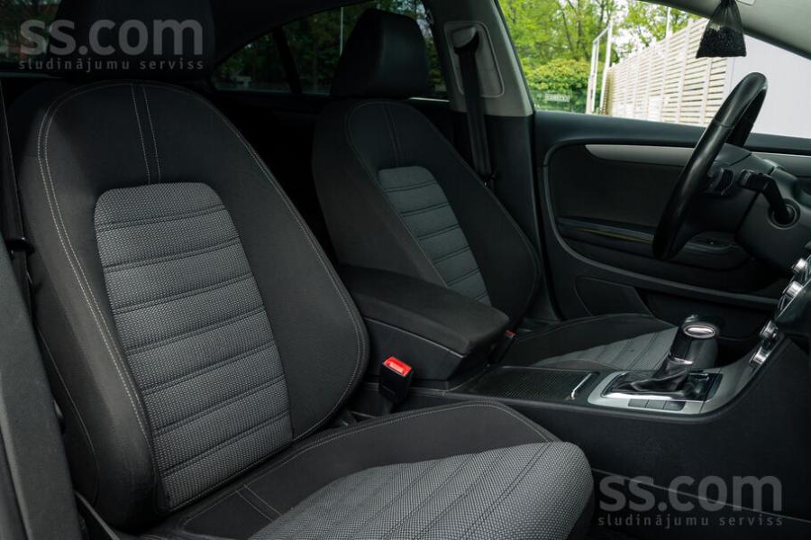 Черный Фольксваген CC / Passat CC 2008 в Елгава, объемом двигателя 2.00 л и пробегом 366 тыс. км за 5000 €, фото 9 на AUTOMOTO.COM.LV