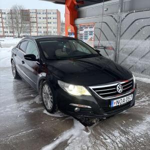 Black Volkswagen CC / Passat CC 2009 in Siauliai, with an engine capacity of 1.80 L and mileage of 253 thousand km for 4500 €, photo 3 on AUTOMOTO.COM.LV