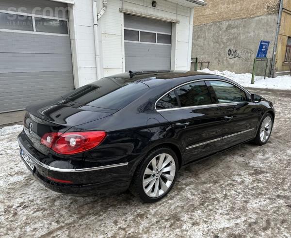 Black Volkswagen CC / Passat CC 2009 in Riga, with an engine capacity of 2.00 L and mileage of 346 thousand km for 5900 €, photo 3 on AUTOMOTO.COM.LV