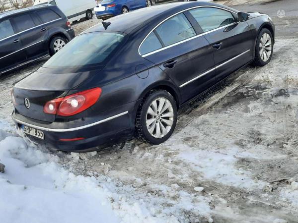 Black Volkswagen CC / Passat CC 2009 in Klaipeda, with an engine capacity of 1.97 L and mileage of 182 thousand km for 4800 €, photo 6 on AUTOMOTO.COM.LV