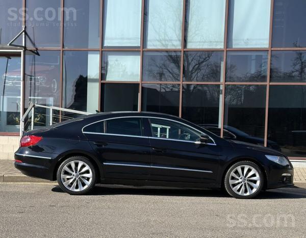 Black Volkswagen CC / Passat CC 2009 in Riga, with an engine capacity of 2.00 L and mileage of 346 thousand km for 5190 €, photo 2 on AUTOMOTO.COM.LV
