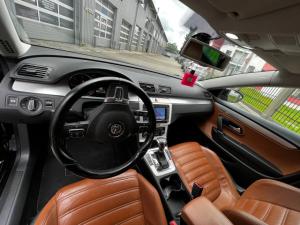 Black Volkswagen CC / Passat CC 2009 in Riga, with an engine capacity of 2.00 L and mileage of 75 thousand km for 10090 €, photo 8 on AUTOMOTO.COM.LV