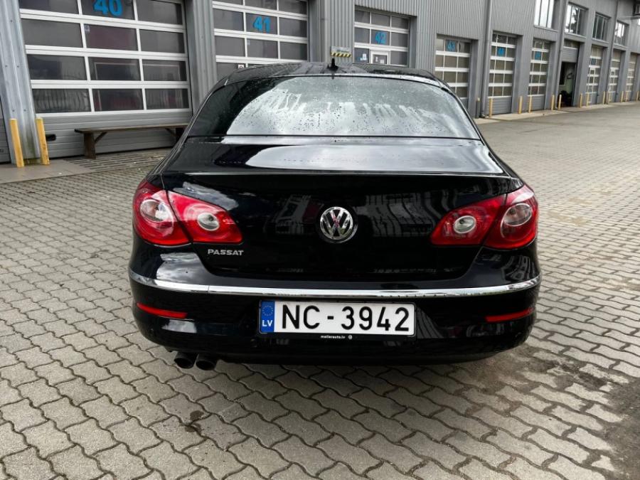 Black Volkswagen CC / Passat CC 2009 in Riga, with an engine capacity of 2.00 L and mileage of 75 thousand km for 10090 €, photo 13 on AUTOMOTO.COM.LV