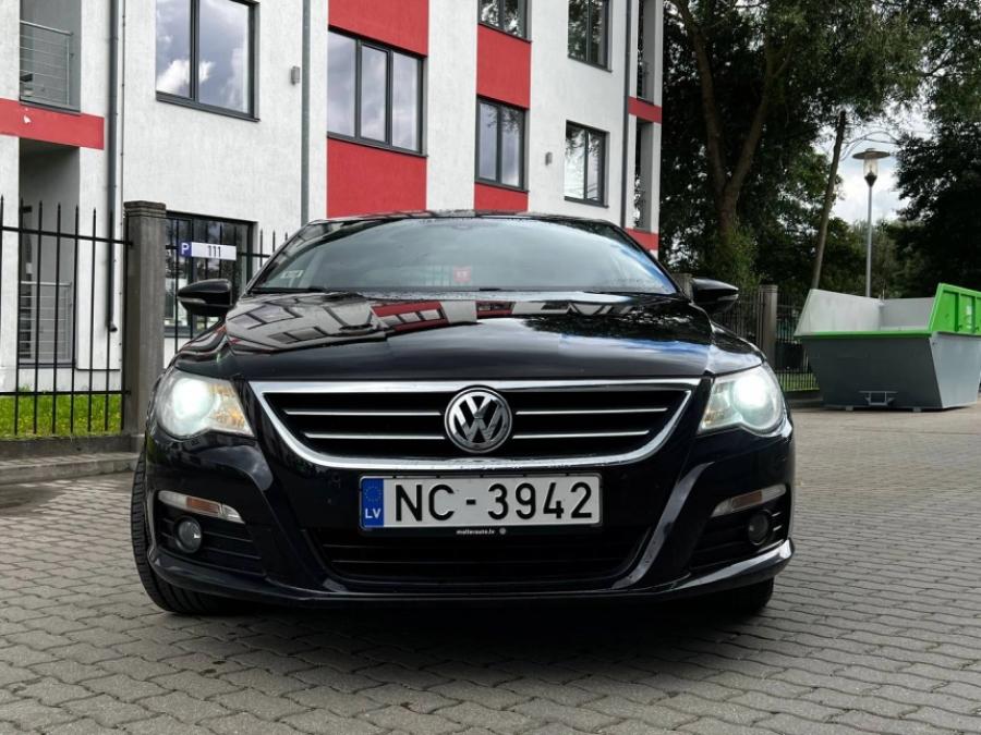 Black Volkswagen CC / Passat CC 2009 in Riga, with an engine capacity of 2.00 L and mileage of 75 thousand km for 10090 €, photo 17 on AUTOMOTO.COM.LV