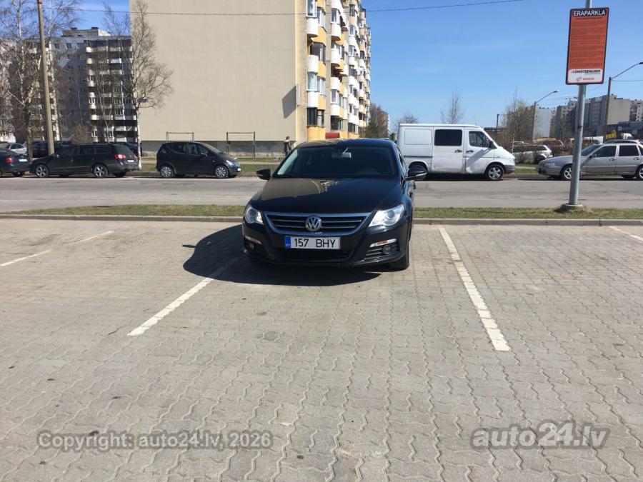 Black Volkswagen CC / Passat CC 2009 in Tallinn, with an engine capacity of 2.00 L and mileage of 331 thousand km for 3600 €, photo 4 on AUTOMOTO.COM.LV