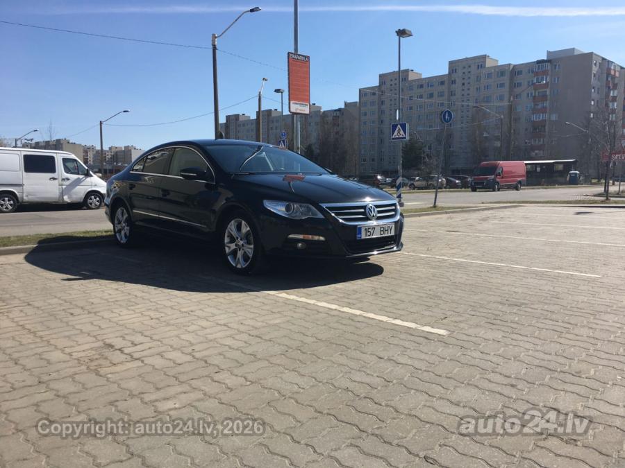 Black Volkswagen CC / Passat CC 2009 in Tallinn, with an engine capacity of 2.00 L and mileage of 331 thousand km for 3600 €, photo 5 on AUTOMOTO.COM.LV