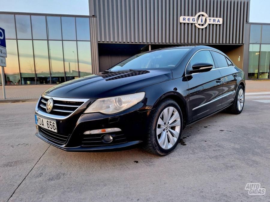 Black Volkswagen CC / Passat CC 2009 in Siauliai, with an engine capacity of 2.00 L and mileage of 378 thousand km for 4500 €, photo 4 on AUTOMOTO.COM.LV